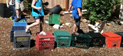 Milk Crates on the Playground | Book Play Everyday